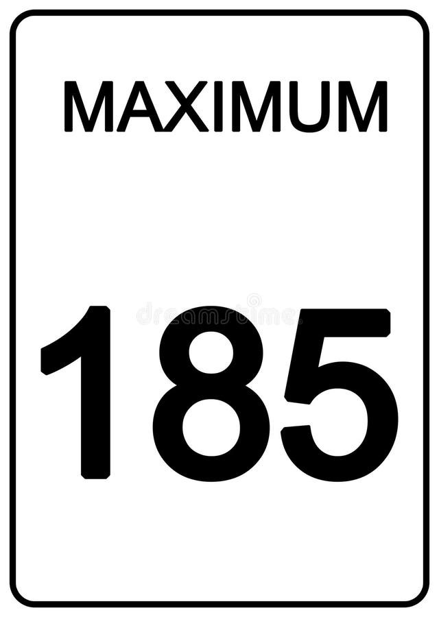 Speed Limit 185 Stock Illustrations – 2 Speed Limit 185 Stock ...