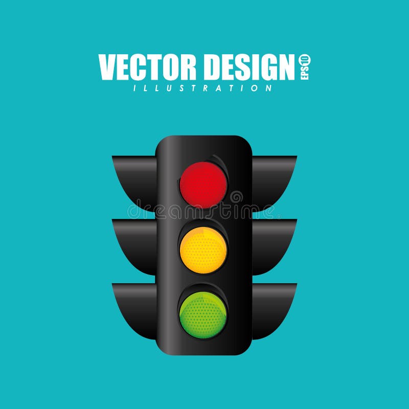 Traffic signal design stock illustration. Illustration of safety - 67495950
