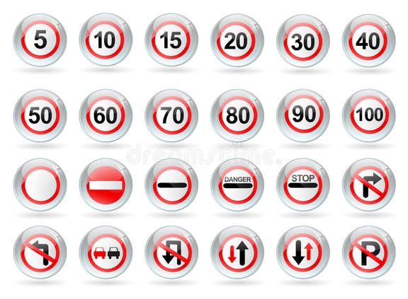 Traffic signs stock vector. Illustration of safety, sphere - 17312186