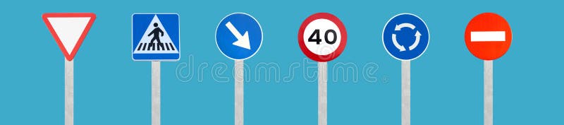 Roundabout Circulation Signs Stock Photos - Free & Royalty-Free Stock ...