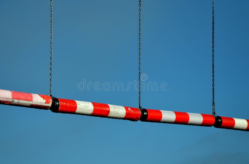 Traffic Signs in Front of the Bridge or the Entrance To the Garage ...