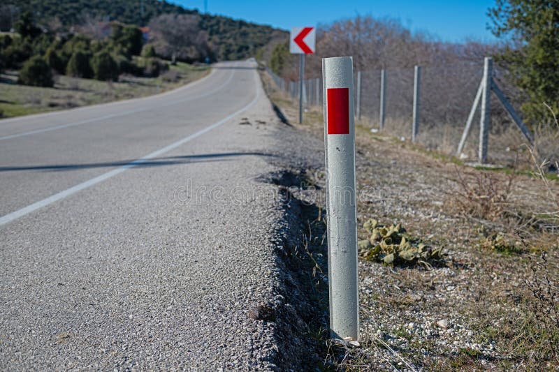 Traffic Signs on the Highway Stock Image - Image of police, danger ...