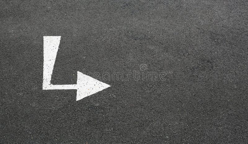 Traffic Signs on New Asphalt Road with Copy Space. View from Opposite ...