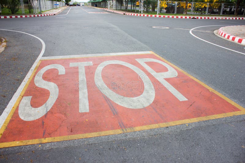 Traffic signs stop stock photo. Image of octagon, objective - 32805232
