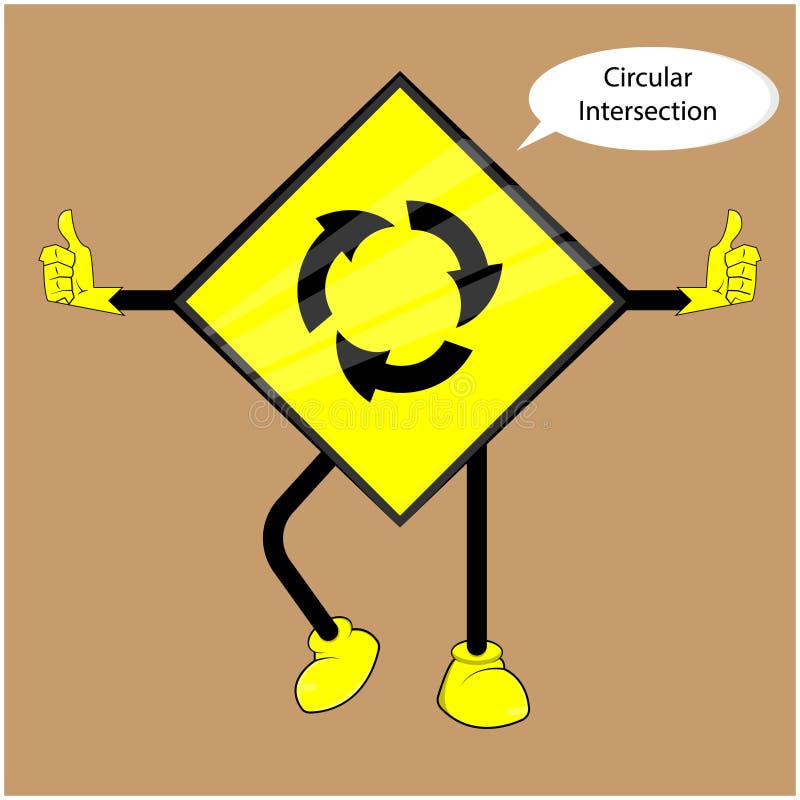 Traffic Signs Vector Illustration with Unique Style Stock Vector ...