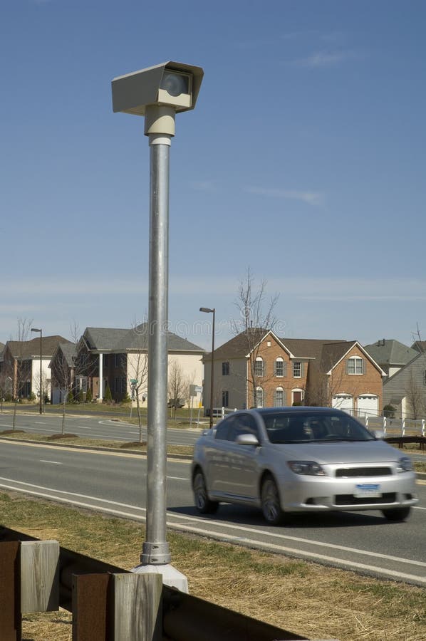 Traffic speed camera stock image. Image of penalty, citation - 9554375