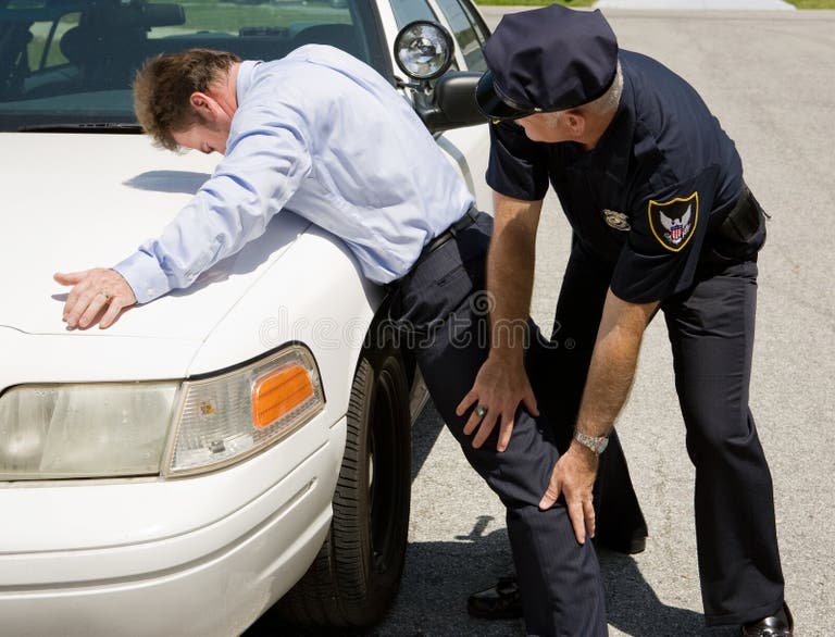 Traffic Stop - Pat Down stock photo. Image of enforcement - 5638900