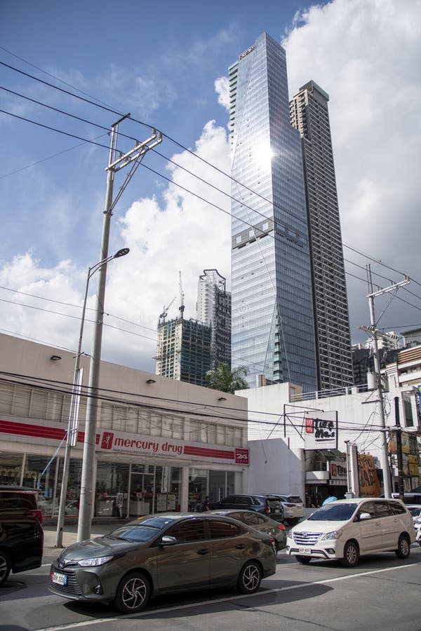 Traffic and Street View in the Makati District of Manila Editorial ...