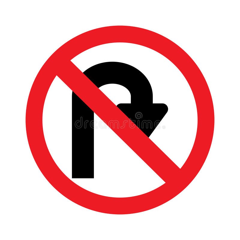 Traffic Symbols and Prohibition Signs Stock Illustration - Illustration ...