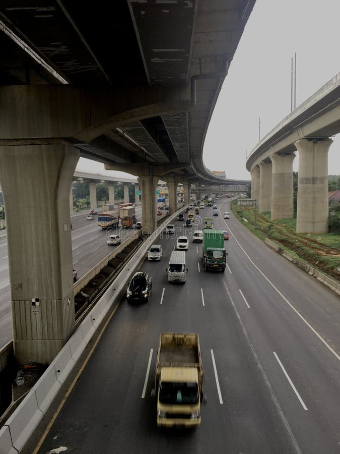Indonesia overpass stock photo. Image of city, roadside - 263722778