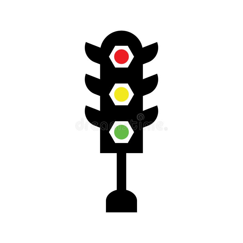 Traffic, Web Traffic, Road Light Icon. Editable Vector Graphics Stock ...