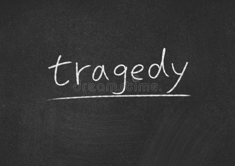 Tragedy Word in Letterpress Wood Type Stock Photo - Image of block ...