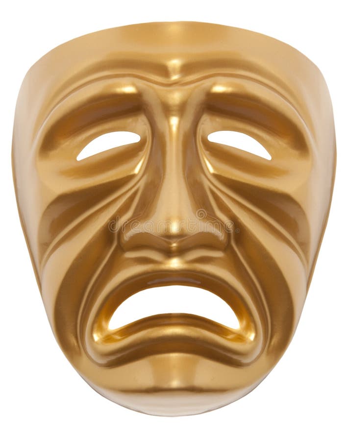 Comedy and Tragedy Theatrical Mask Stock Photo - Image of acting ...