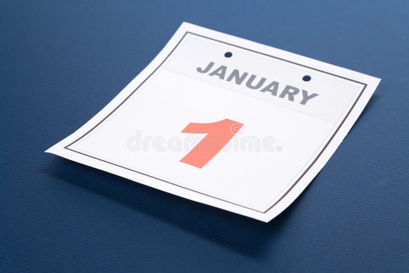 Kalender Neujahrstag stockbild. Bild von hintergrund, feiertag - 6615037