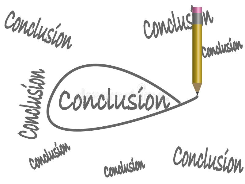 Trai le tue conclusioni illustrazione vettoriale. Illustrazione di ...