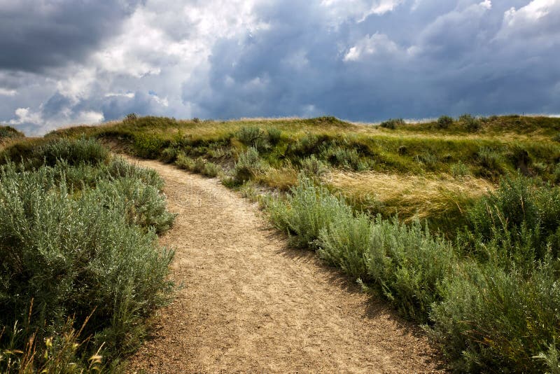 Badlands in Alberta, Canada Stock Photo - Image of rock, arid: 19997758