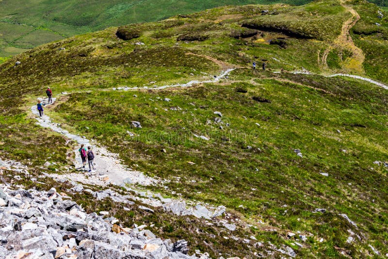 Diamond Hill in Letterfrack Stock Image - Image of river, sunny: 122639743