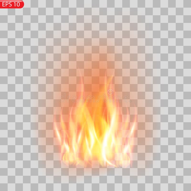 Trail of Fire.Burning Flames Translucent Elements Special Effect ...