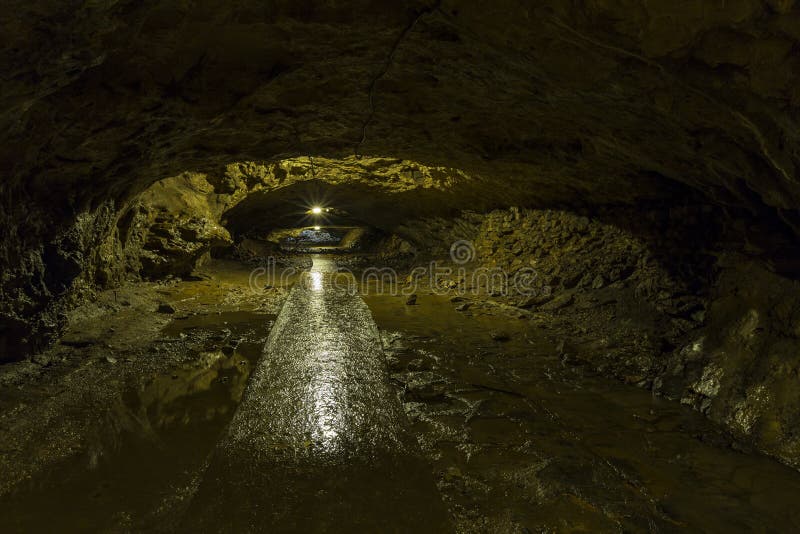 Trail Inside Cave stock photo. Image of tunnel, hole - 71989364