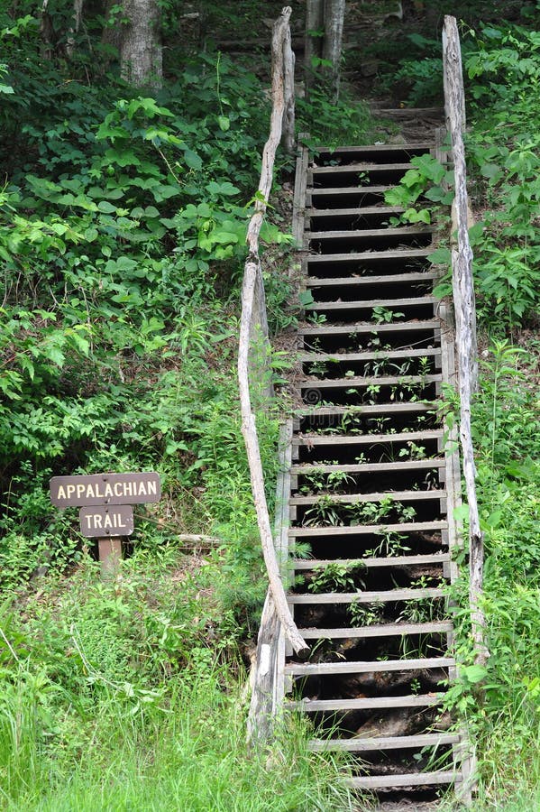 Trailhead Sign at an Entry Path To the Appalachian Trail Stock Photo ...