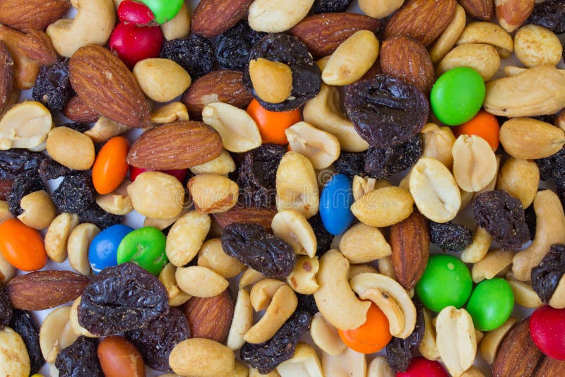 Trail mix stock photo. Image of sweet, variety, food, colorful - 444684