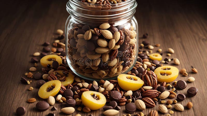 Trail Mix Delight a Whimsical Celebration of National Trail Mix Day.AI ...