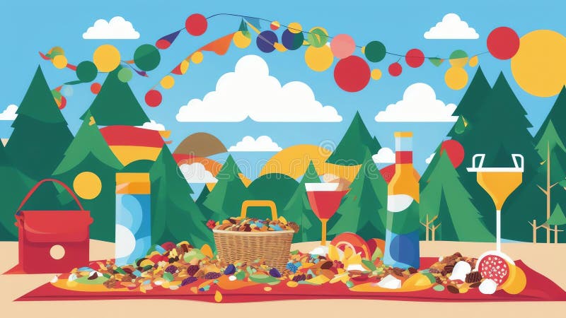 Trail Mix Picnic Flask a Celebration of National Trail Mix Day.AI ...