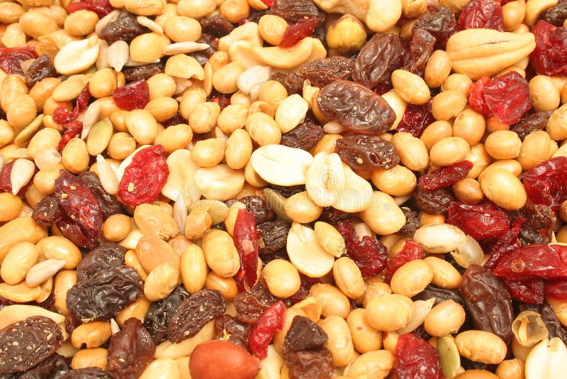 Trail mix upclose stock photo. Image of granola, energy - 2374276