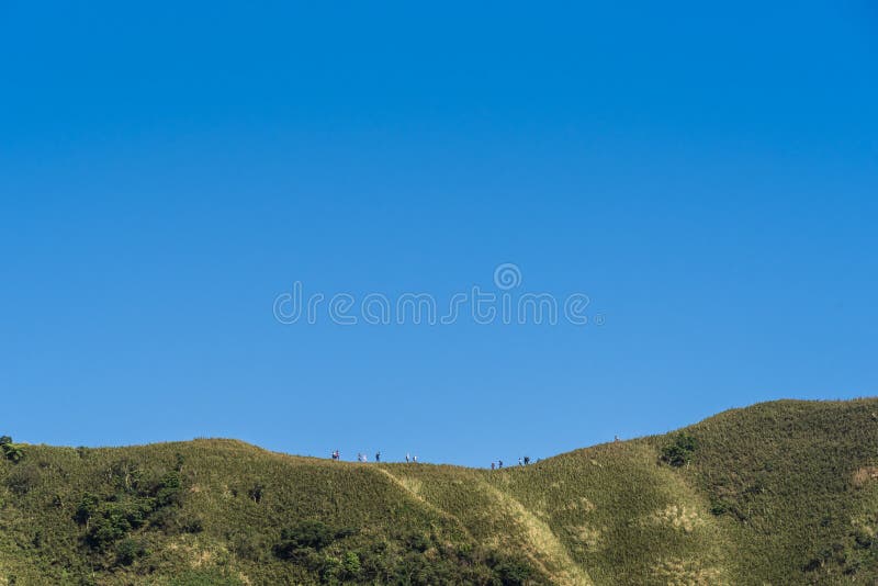 Mountain Range and Ridge Over the Horizon Stock Photo - Image of ...