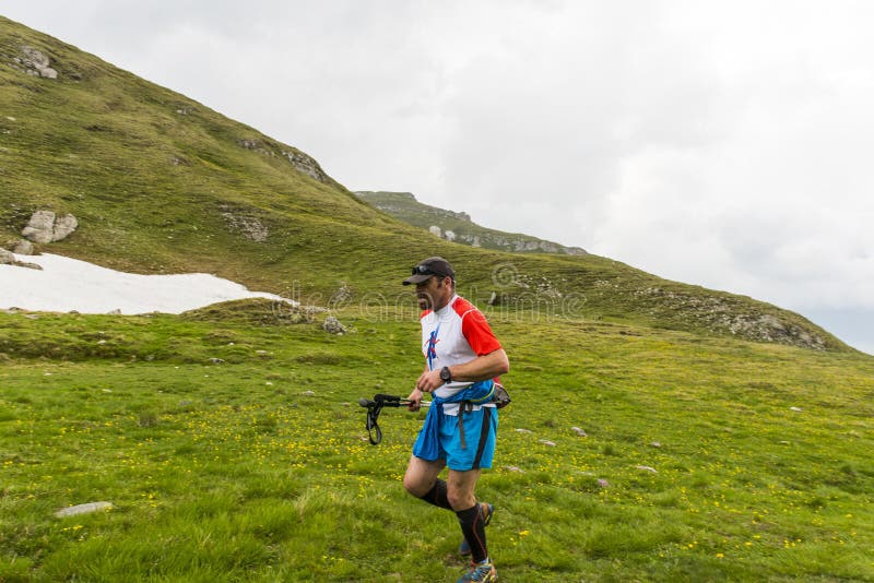 Trail Runner stock photo. Image of energy, challenge - 58215246