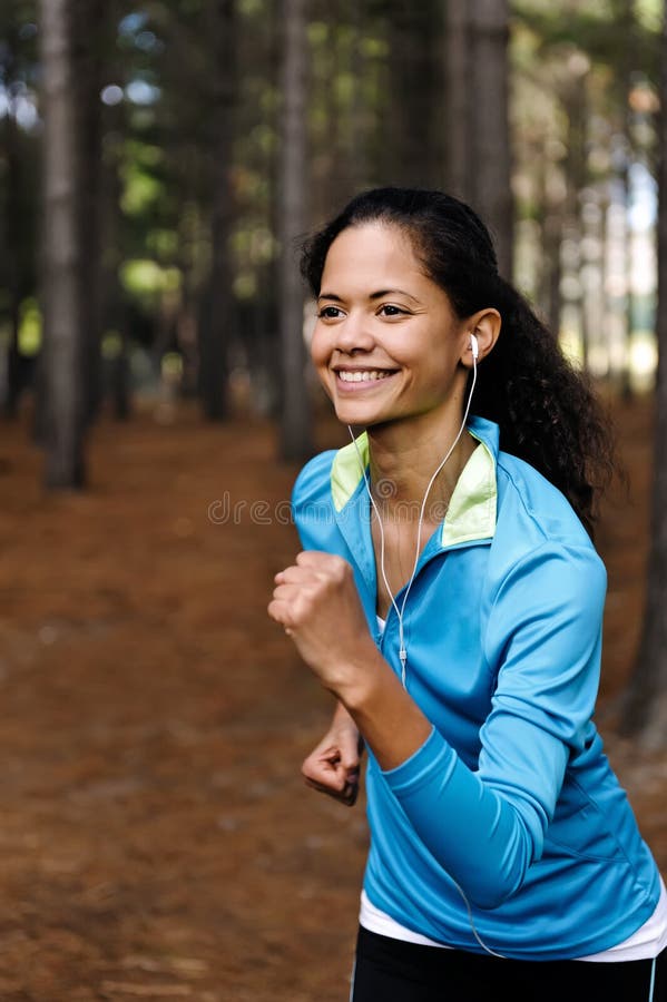 Trail runner portrait stock image. Image of people, face - 25581905