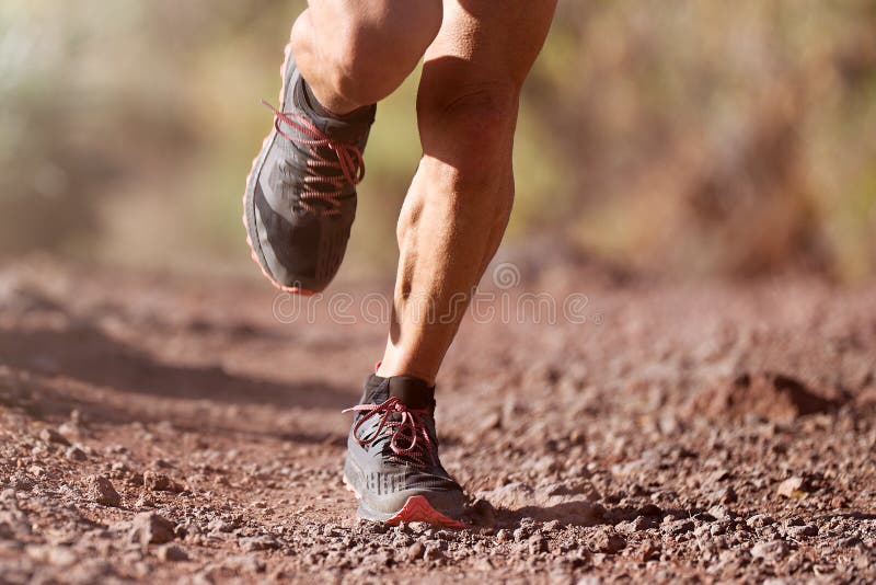 Trail running man stock image. Image of healthy, adult - 173018471