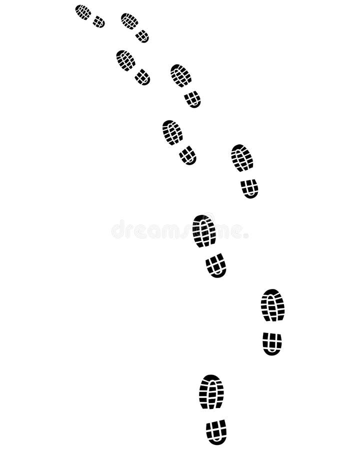Path Shoe Prints Stock Illustrations – 108 Path Shoe Prints Stock ...