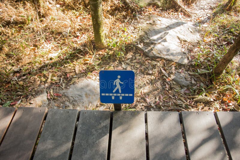 Trail signage stock photo. Image of ground, rocks, soil - 37459004