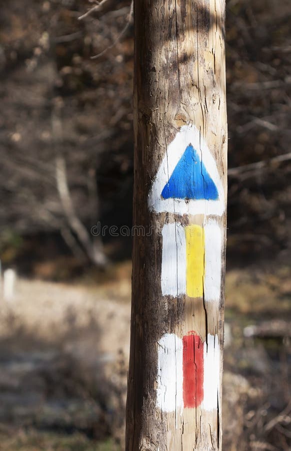 Trail Signs Below the Rock Formations at Castle Rocks State Park in ...
