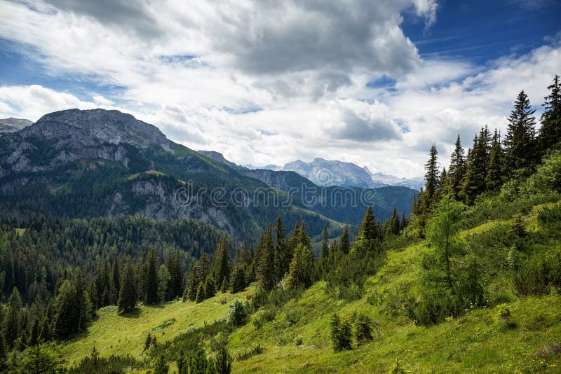 Trail To the Mount Jenner at the Berchtesgadener Land Stock Image ...