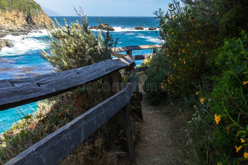 Trail To Ocean stock image. Image of countryside, range - 127850813