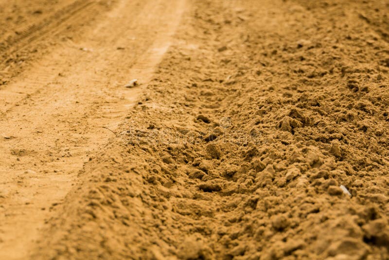 Wheel Track on the Sand stock image. Image of transportation - 100058791