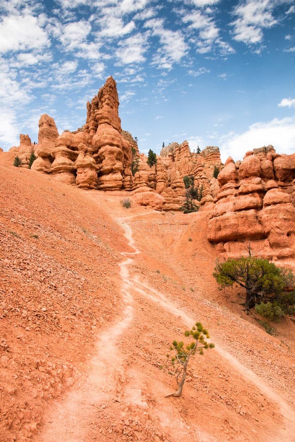 Trail View from Red Rock Canyon, Nevada / Red Rock Stock Image - Image ...