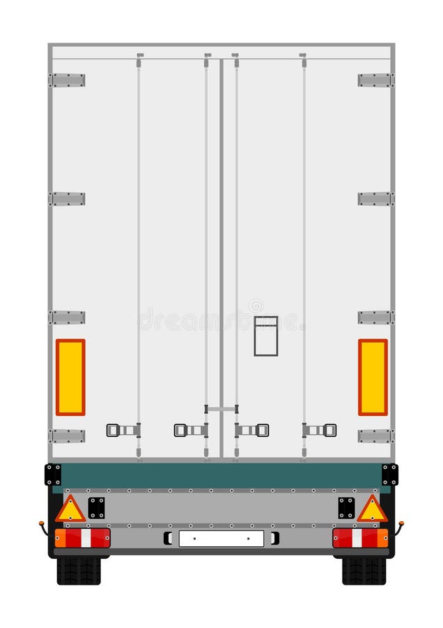 Trailer stock image. Image of goods, drive, truck, door - 2614159