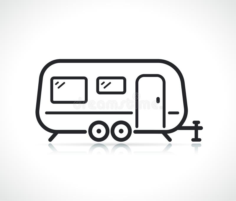 Travel Trailer Line Drawing Stock Illustrations – 570 Travel Trailer ...
