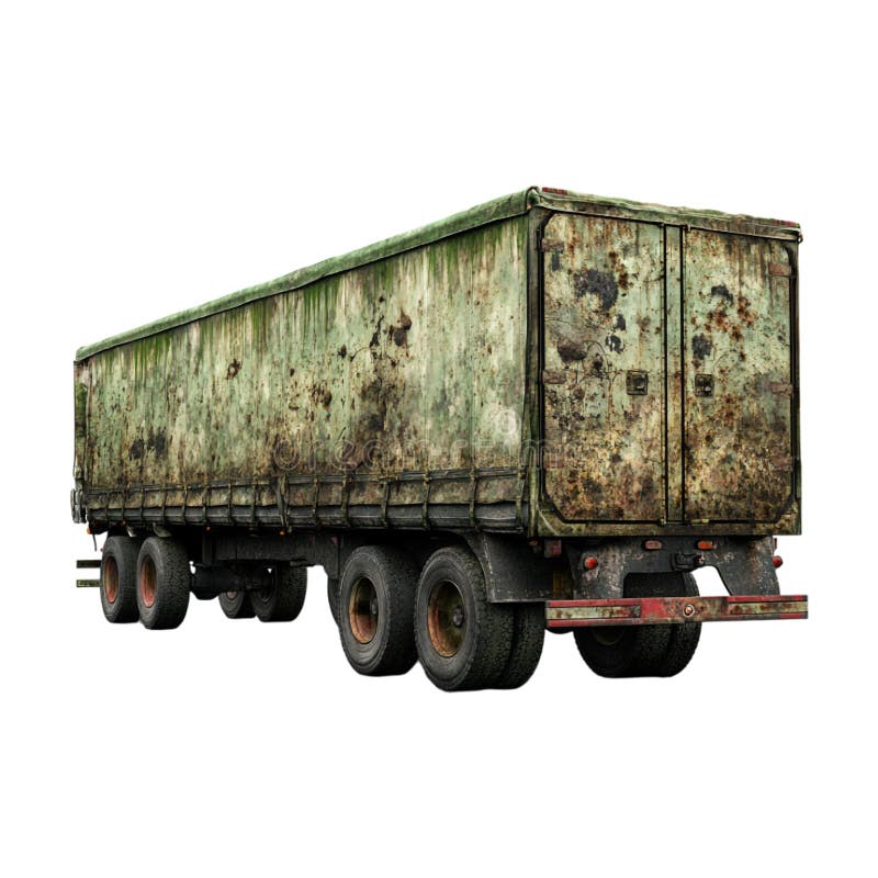 Trailer Chassis on Transparent Background - Ai Generated Stock ...