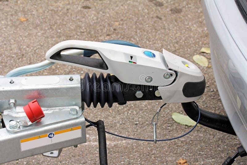 Trailer Coupling Device for Boat Transportation Stock Photo - Image of ...