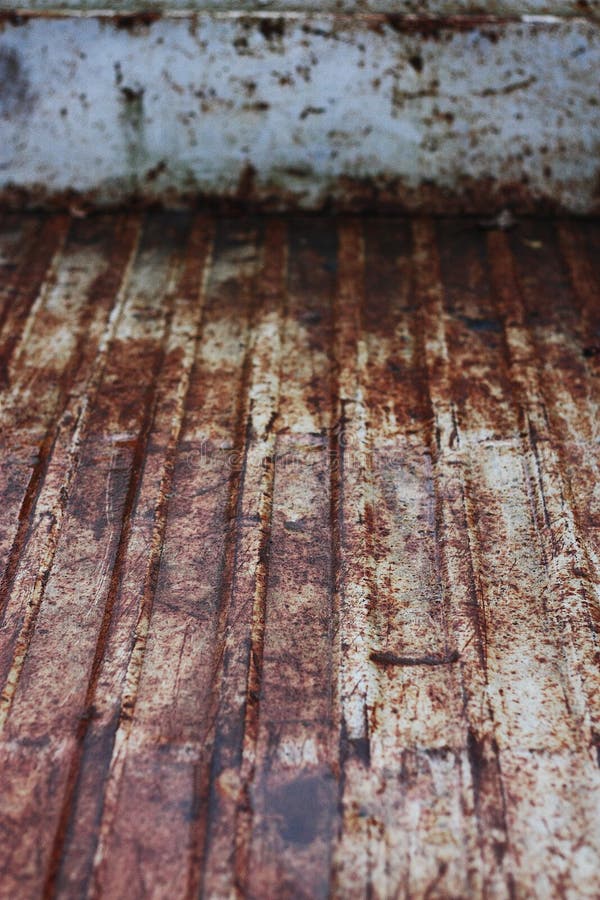 Trailer Gray Machine with Rust and Water View Stock Photo - Image of ...