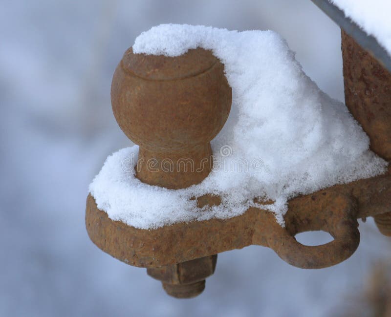Trailer hitch stock photo. Image of rusts, isolated, outdoors - 55726