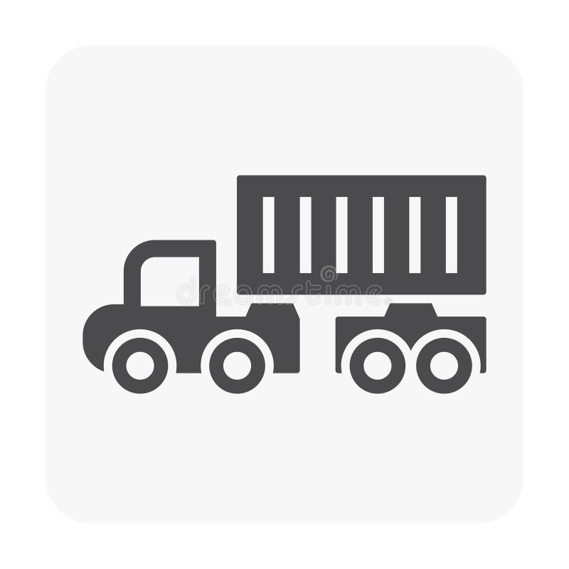 Trailer and container stock vector. Illustration of commerce - 45381028