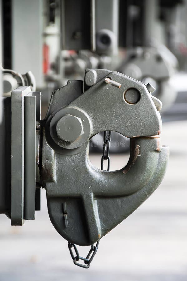 Trailer Rear Tow Hook for Transportation. Stock Photo - Image of hook ...