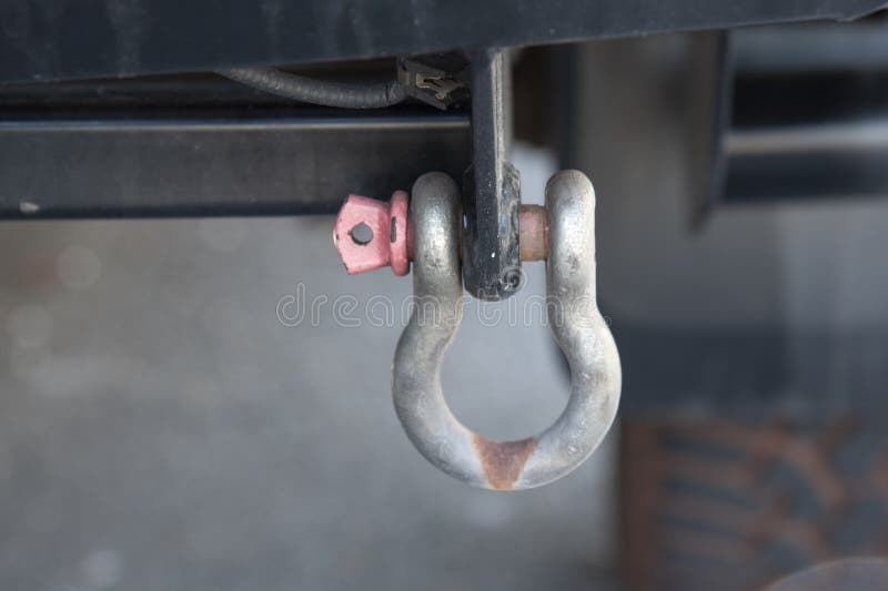 Trailer Tow Mounting Buckle Hook Stock Photo - Image of attachment ...