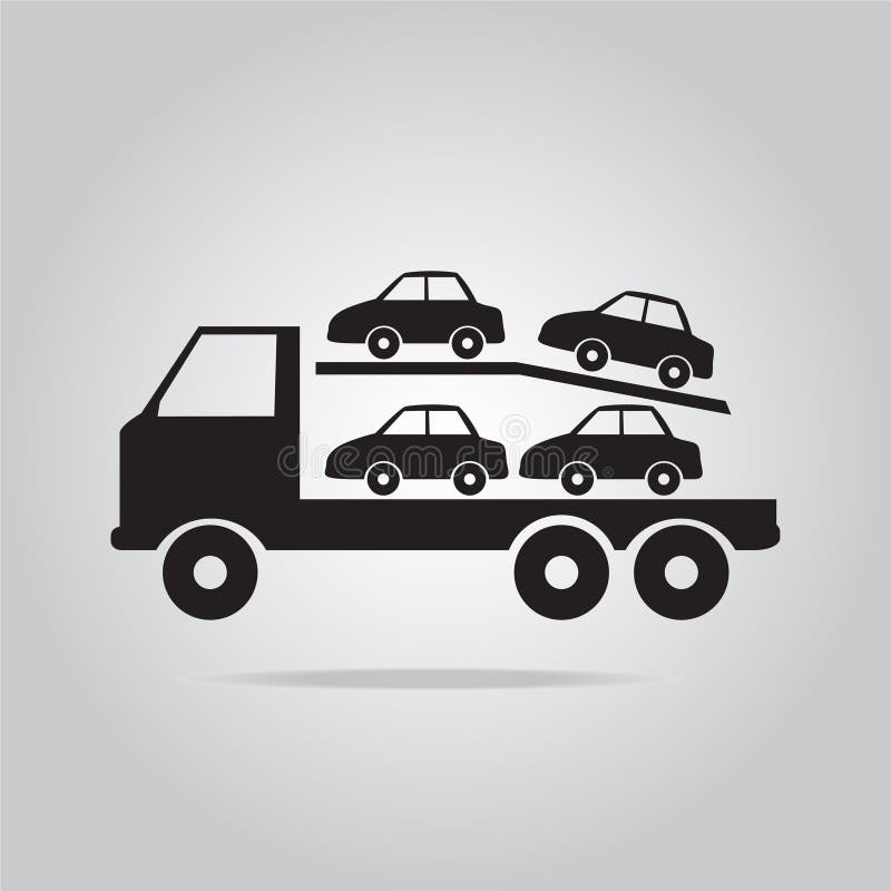 Trailer Truck Symbol Illustration Stock Vector - Illustration of icon ...