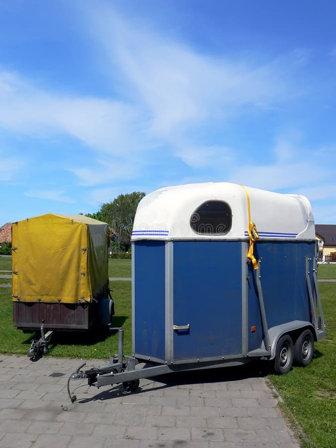 Trailers stock photo. Image of transport, equestrian, animal - 5215818